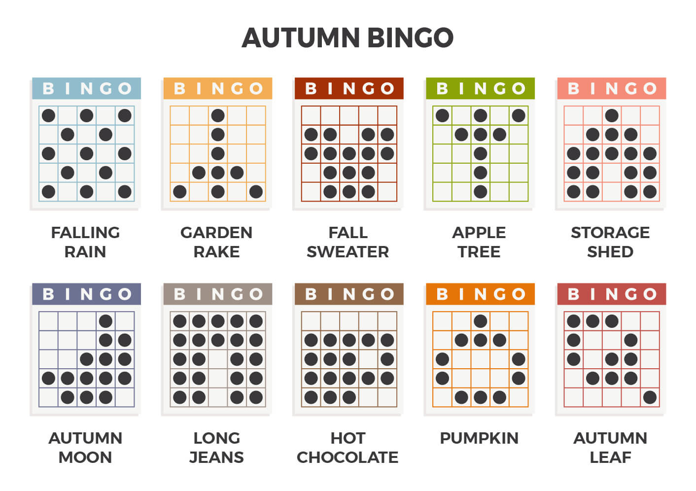 Autumn 2021 - Bingo Hall Ideas